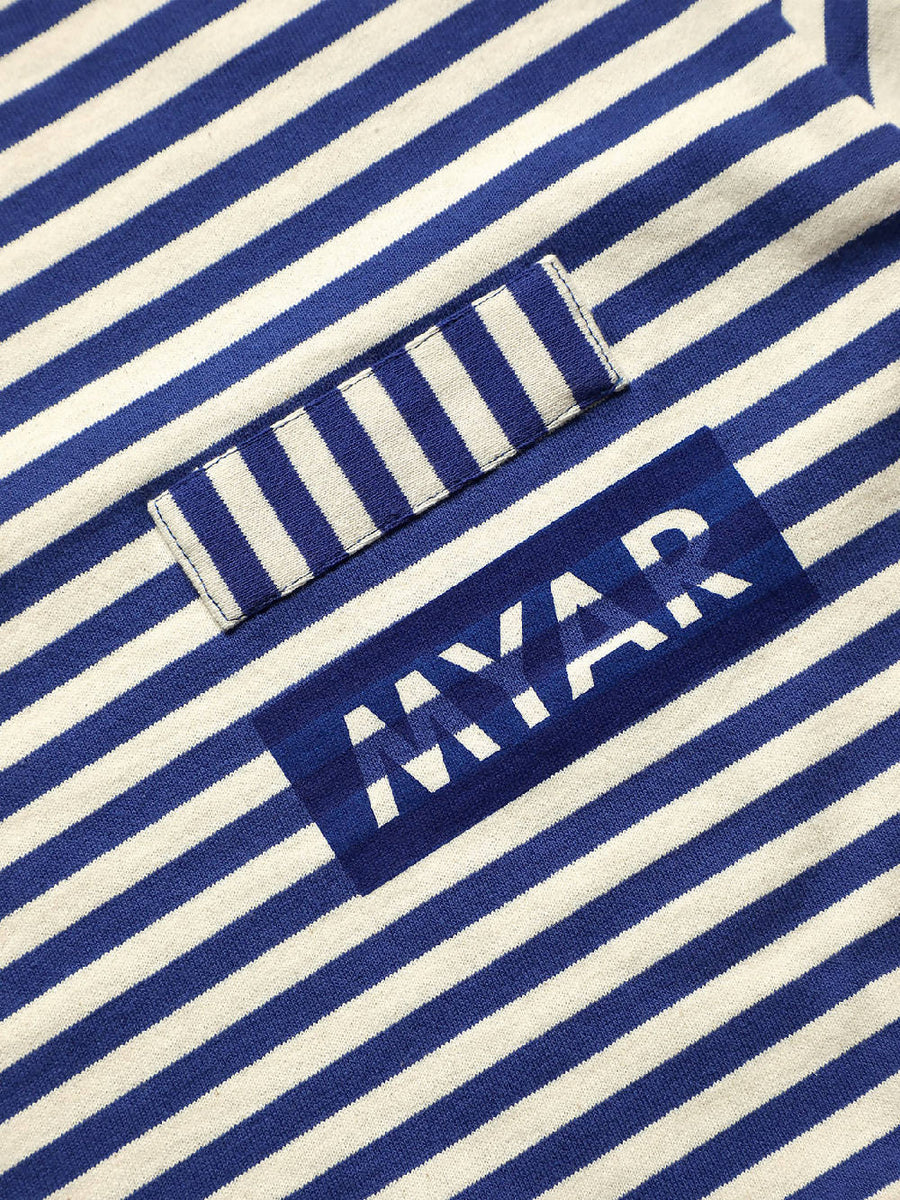 MYAR Blue and White RUT0Z Striped T-Shirt PARO STORE