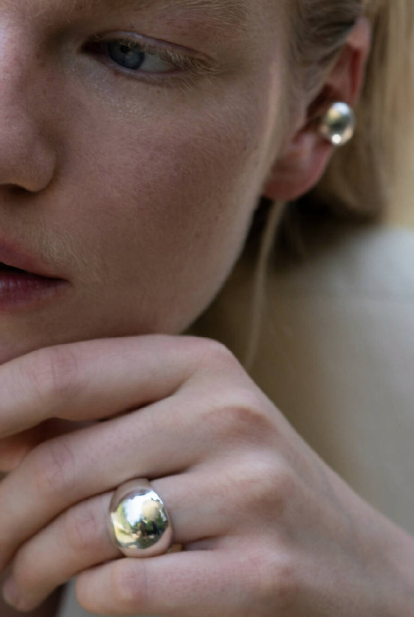 Mussels and Muscles Full Moon Ring